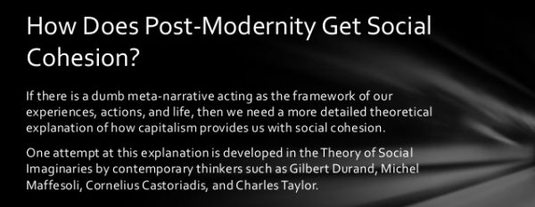 THE BUILDING OF SOCIAL IMAGINARIES