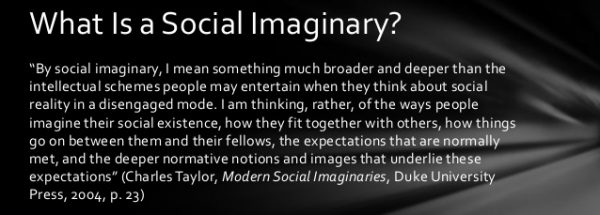 THE BUILDING OF SOCIAL IMAGINARIES